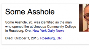 Some Asshole – FoxReplace substitution list for mass shooters | BhodiSoft – Archival homepage of ...